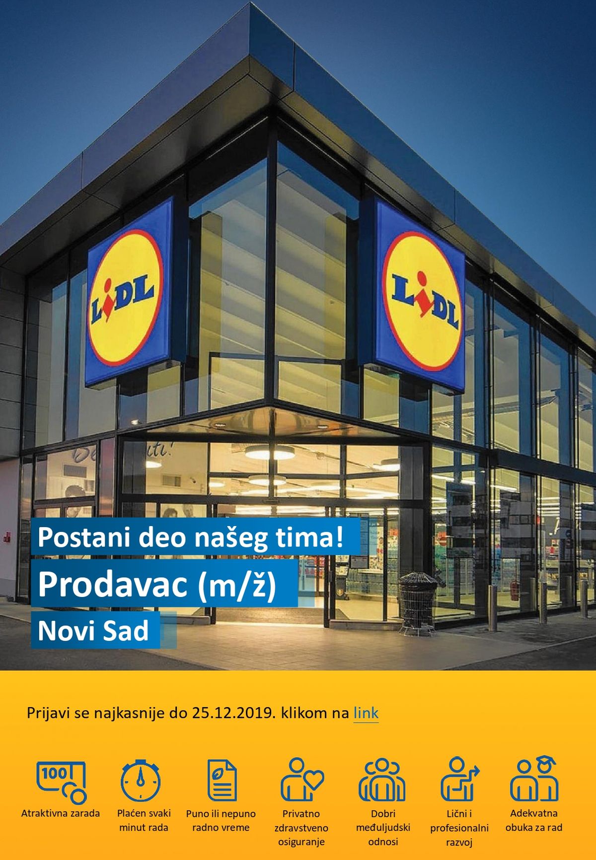 Prodavac - Novi Sad - Lidl Srbija KD
