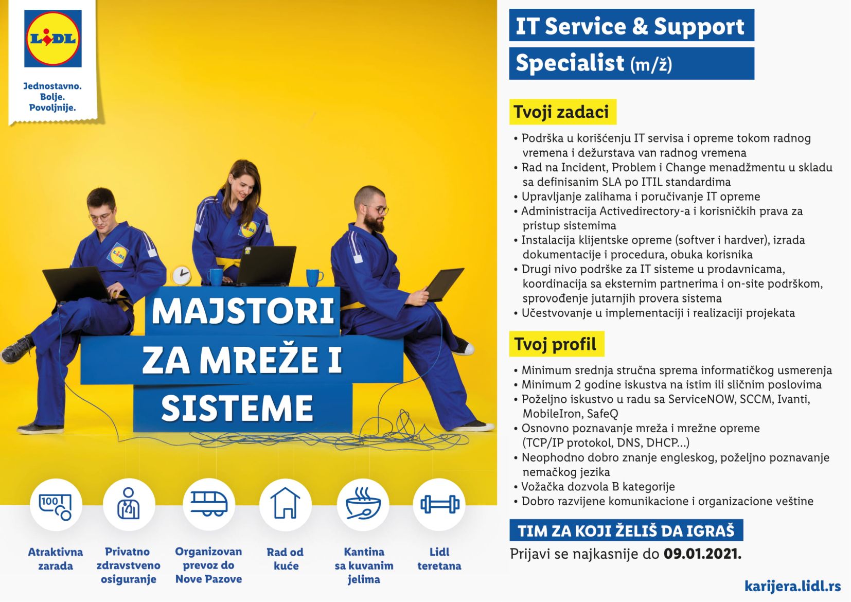 IT Service & Support Specialist - Lidl Srbija KD
