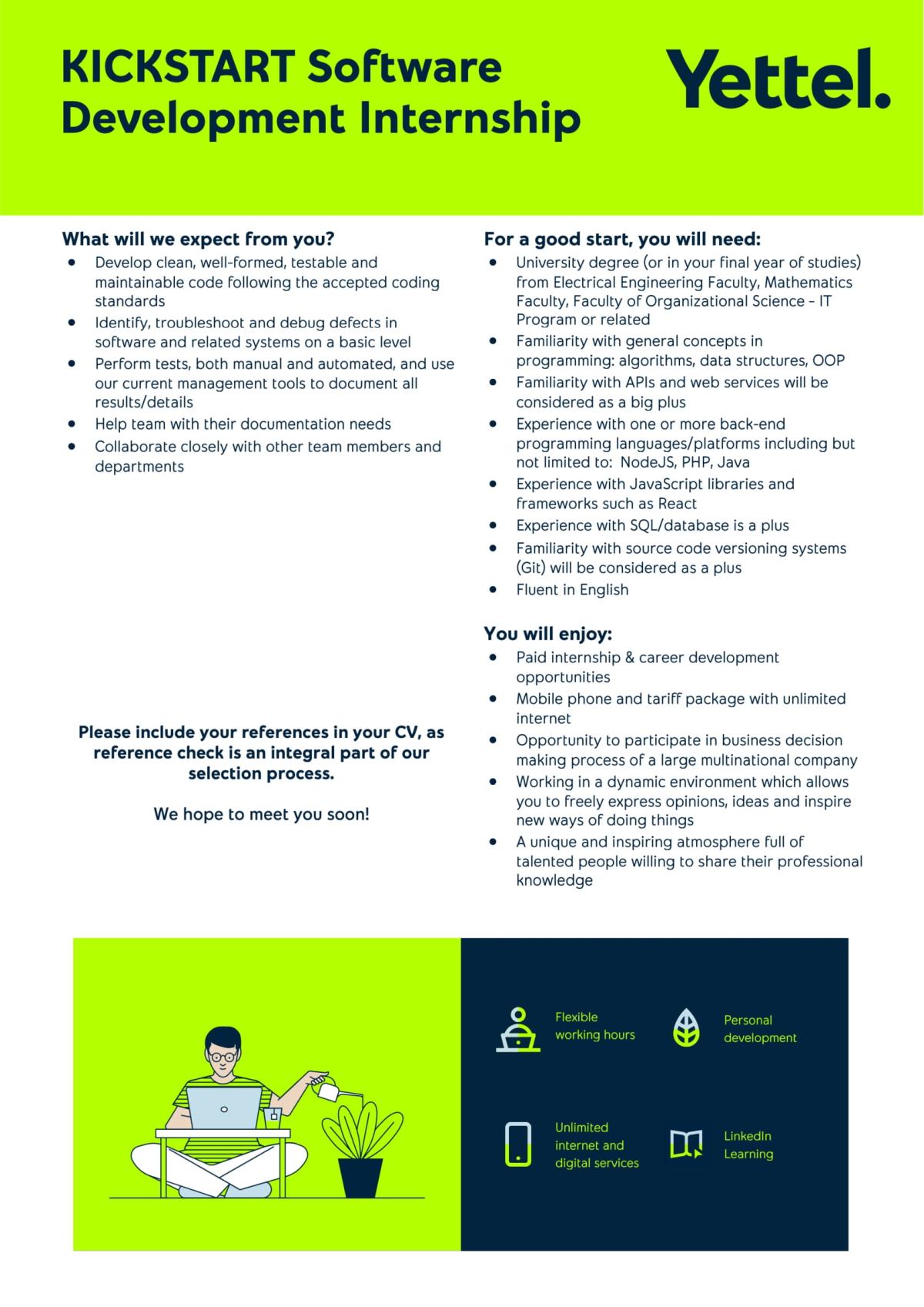 KICKSTART - Software Development Internship - Yettel d.o.o.