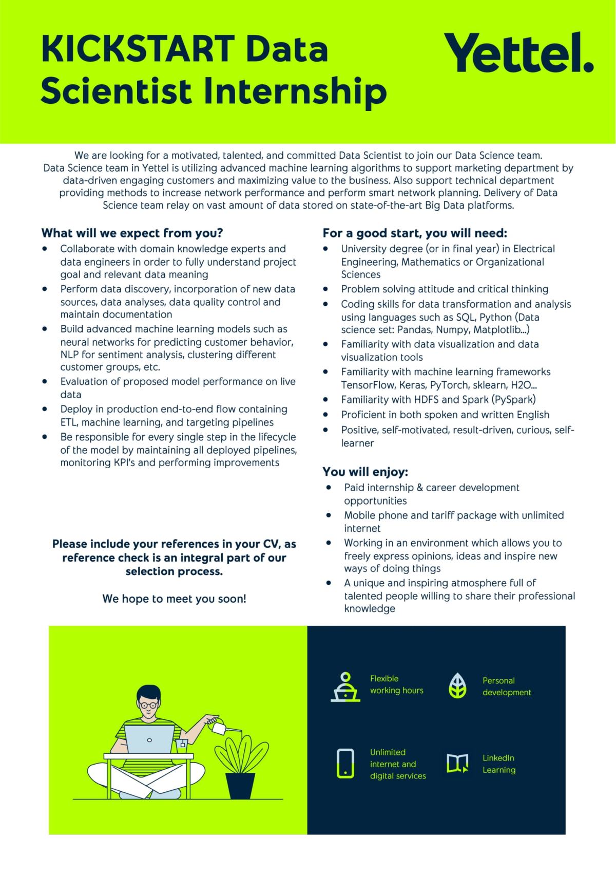 KICKSTART - Data Scientist Internship Yettel d.o.o. - Startuj.infostud.com