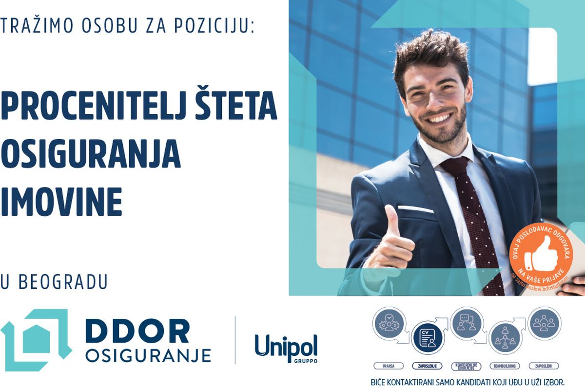 Procenitelj šteta osiguranja imovine - DDOR Novi Sad | Poslovi Infostud