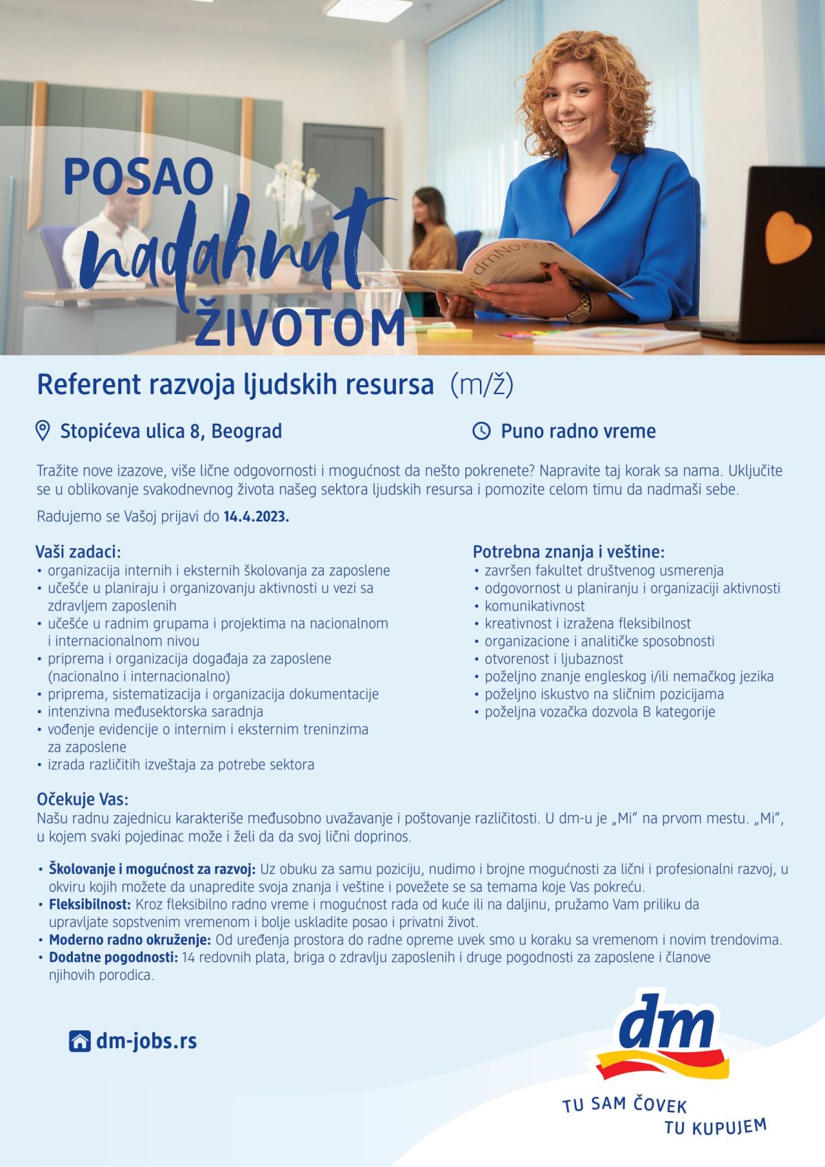 Referent razvoja ljudskih resursa - dm drogerie markt d.o.o.