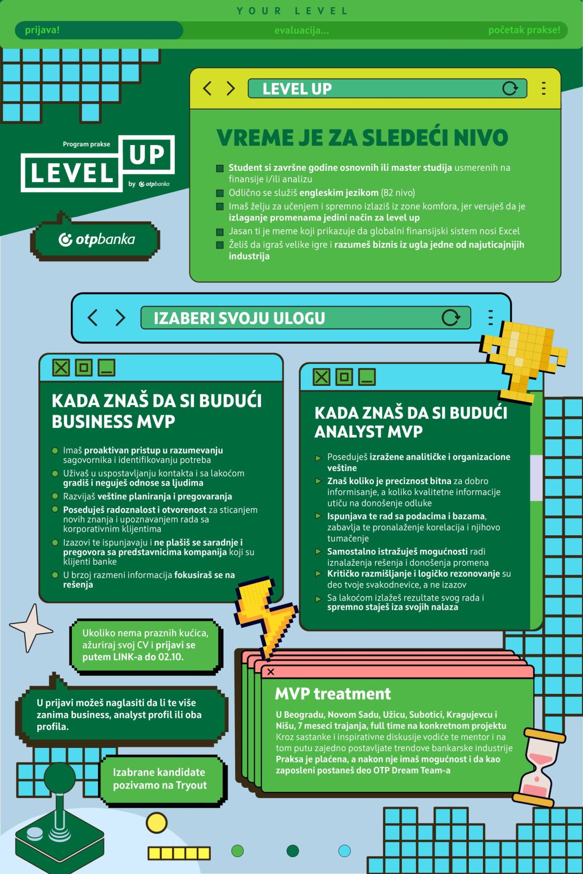 Level Up program prakse OTP banke - OTP banka Srbija