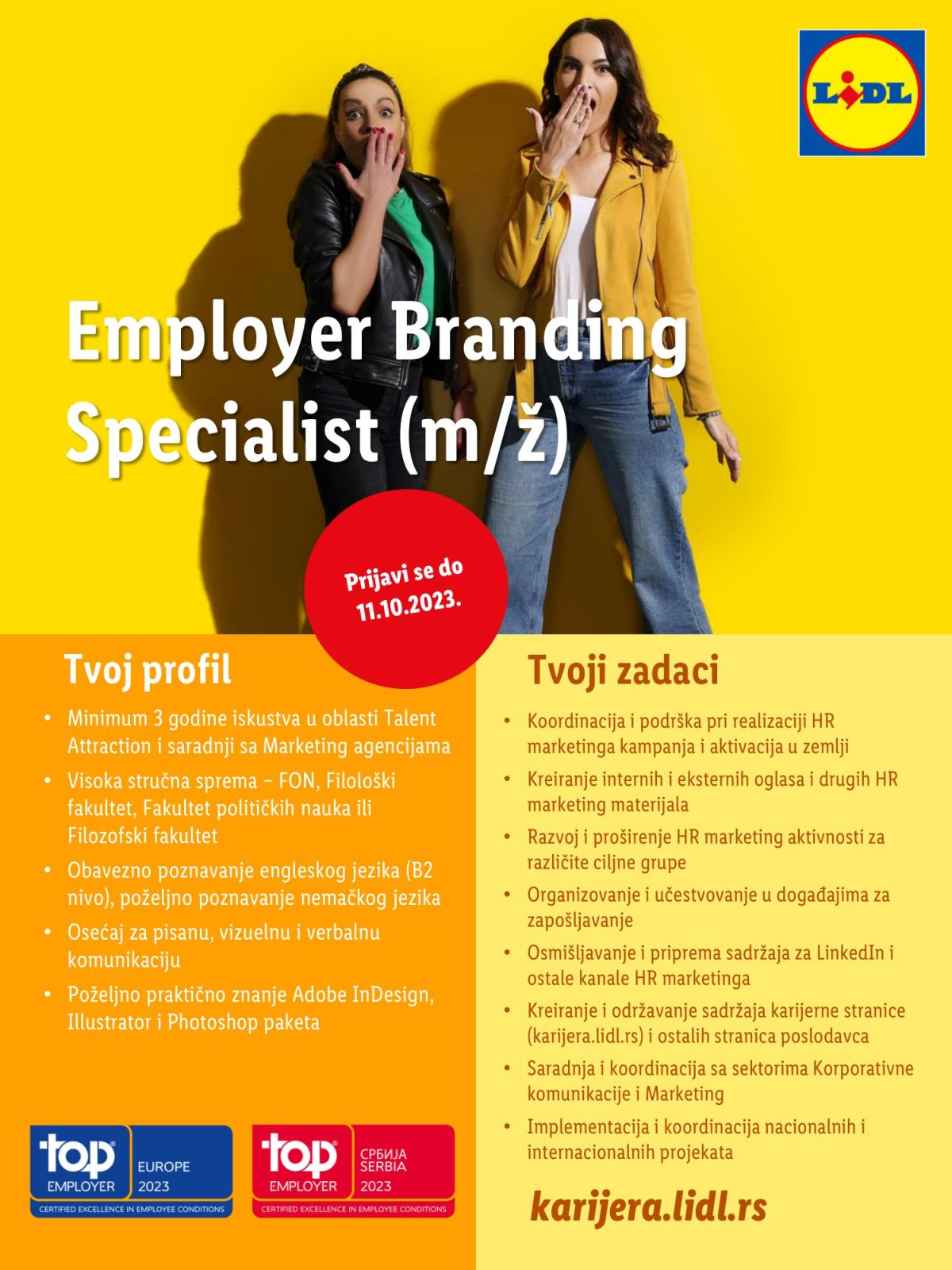 Employer Branding Specialist - Lidl Srbija KD