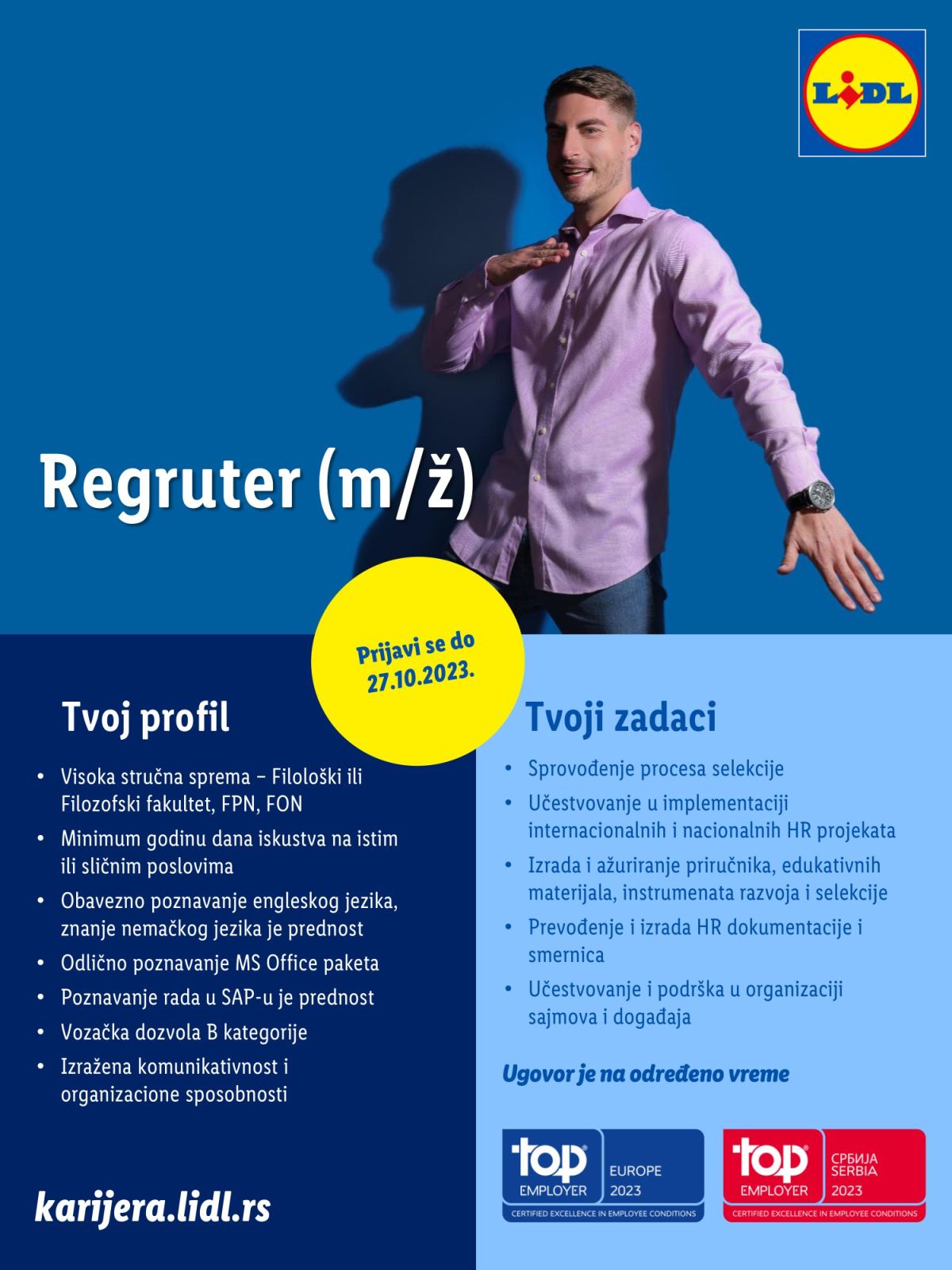 Regruter - Lidl Srbija KD