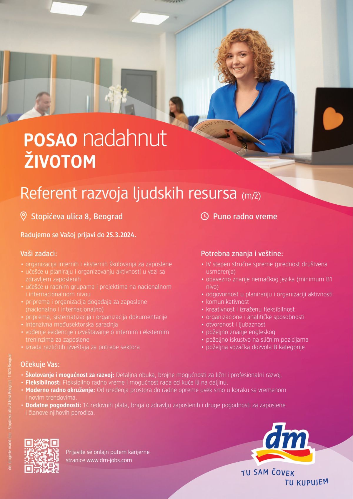 Referent razvoja ljudskih resursa - dm drogerie markt d.o.o.