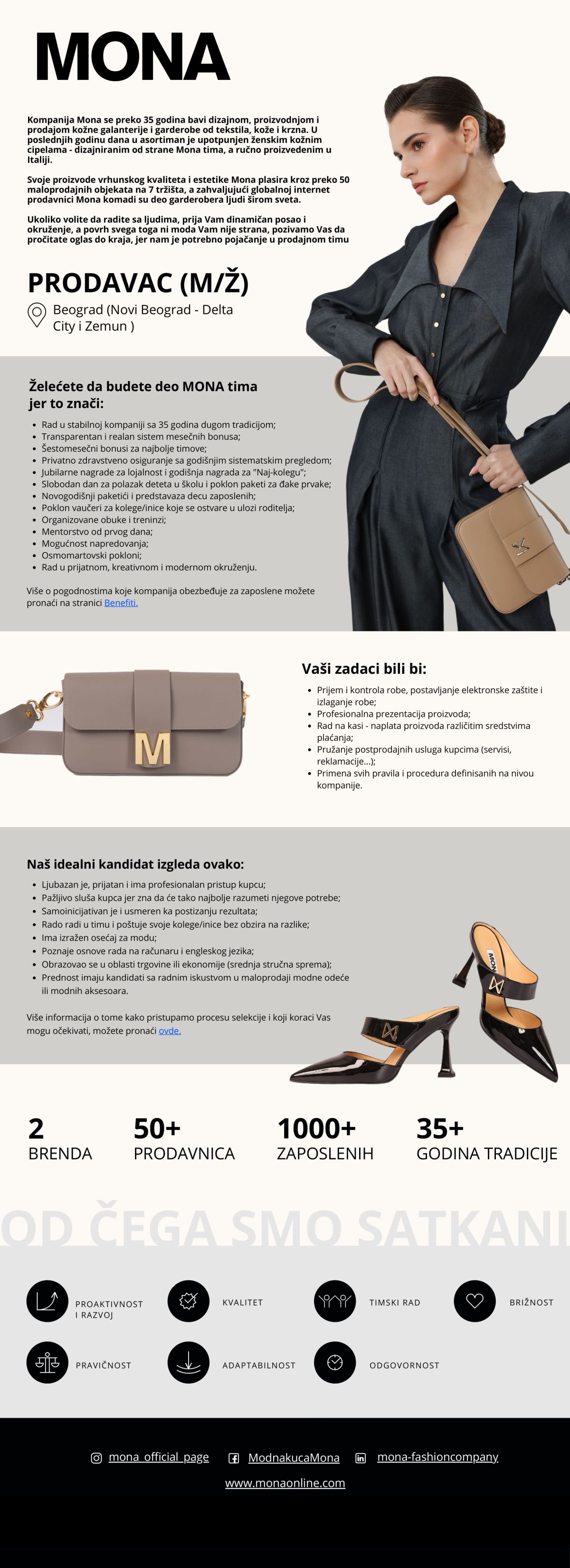 Prodavac Mona Fashion d.o.o. - Startuj.infostud.com