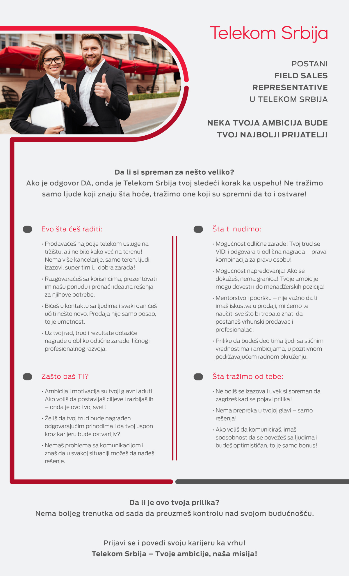 Field Sales Representative Telekom Srbija a.d. - Startuj.infostud.com