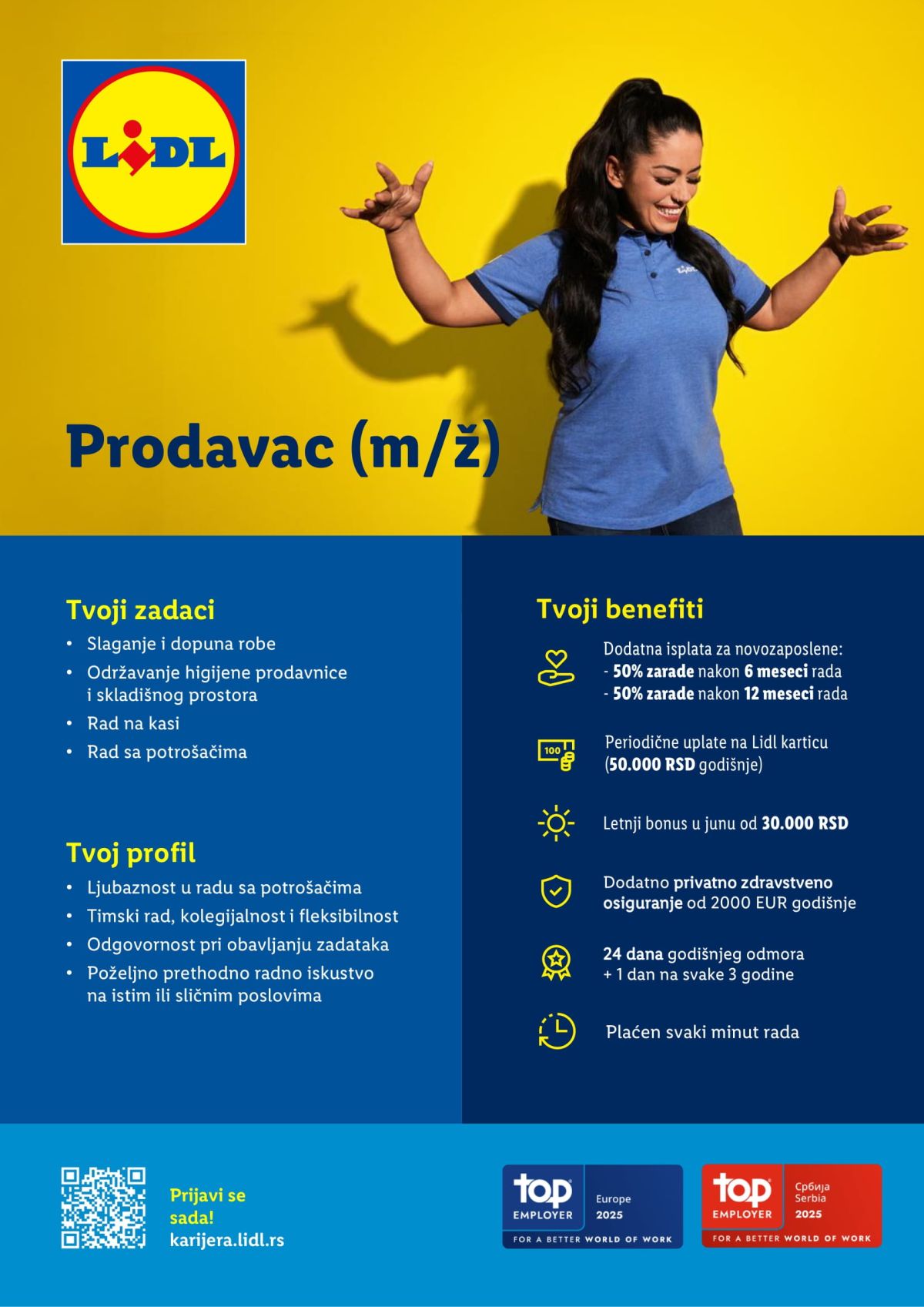 Prodavac - Lidl Srbija KD | Poslovi Infostud