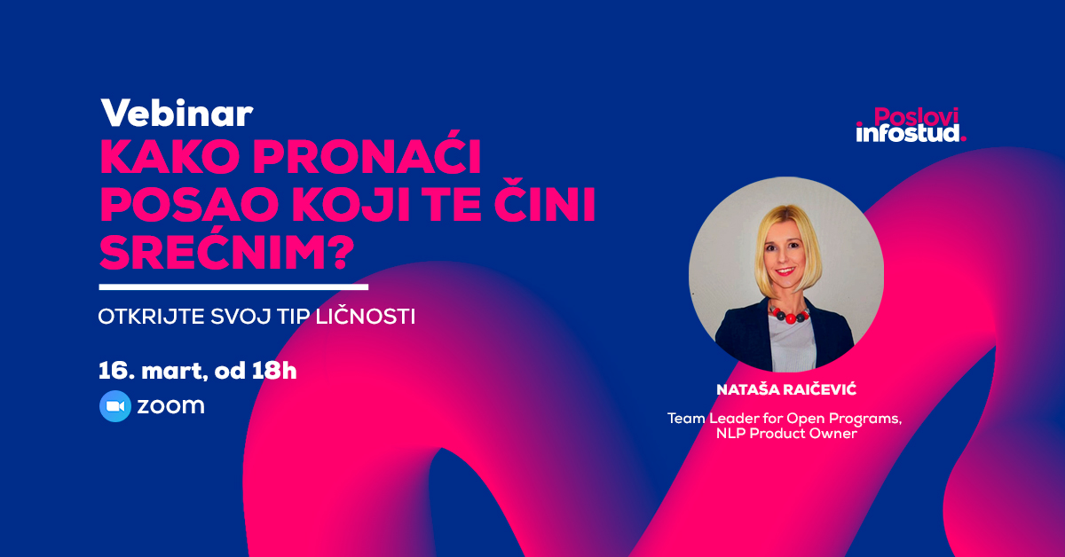 Vebinar: Kako pronaći posao koji te čini srećnim? | Vesti o ...